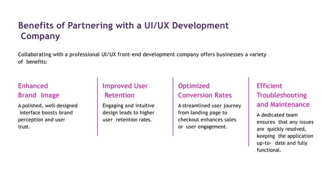 Optimizing User Engagement with UI UX Front-End Development | PPTX | Web Development | Internet