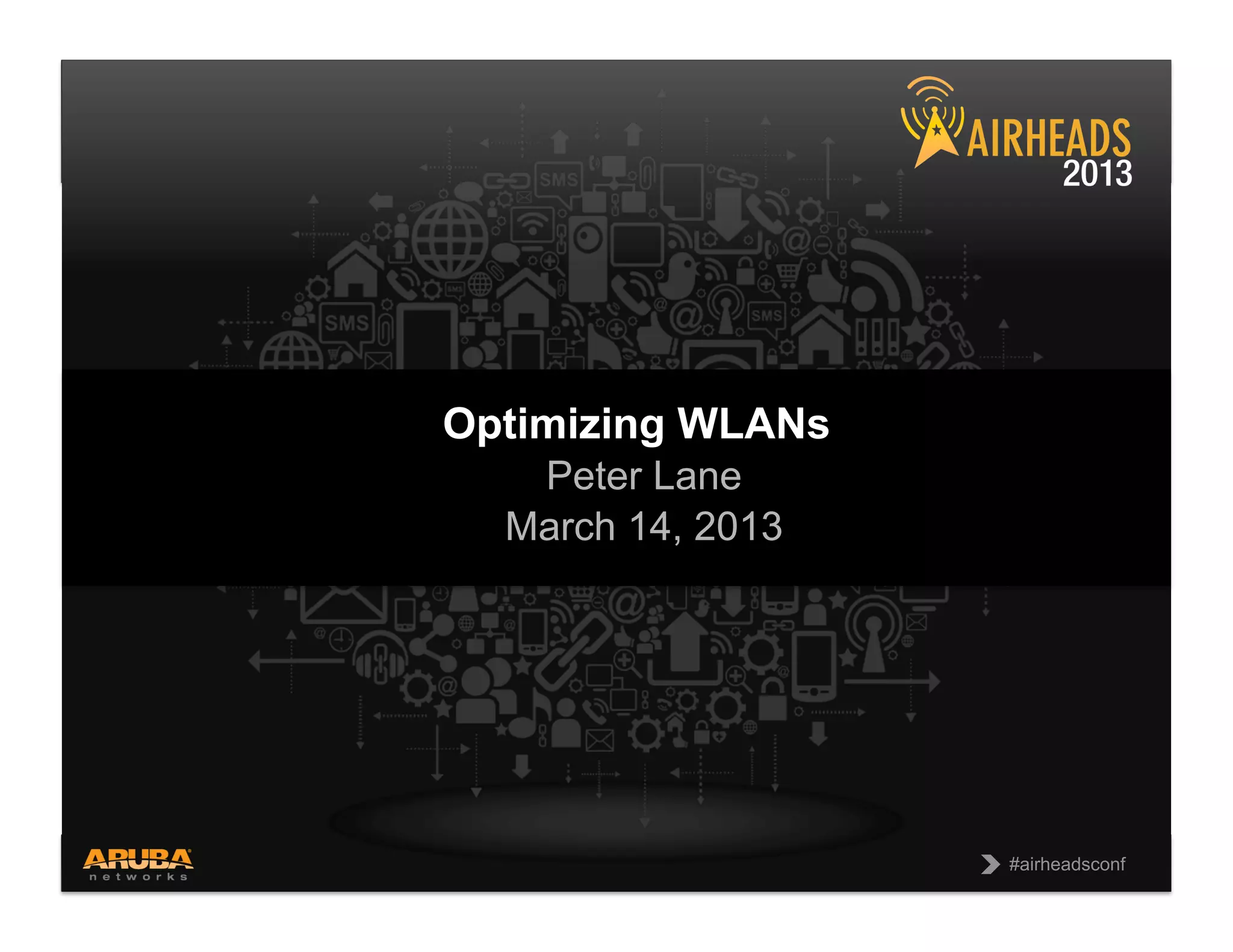 Optimizing wlan operations peter lane | PDF | Computer Networking ...