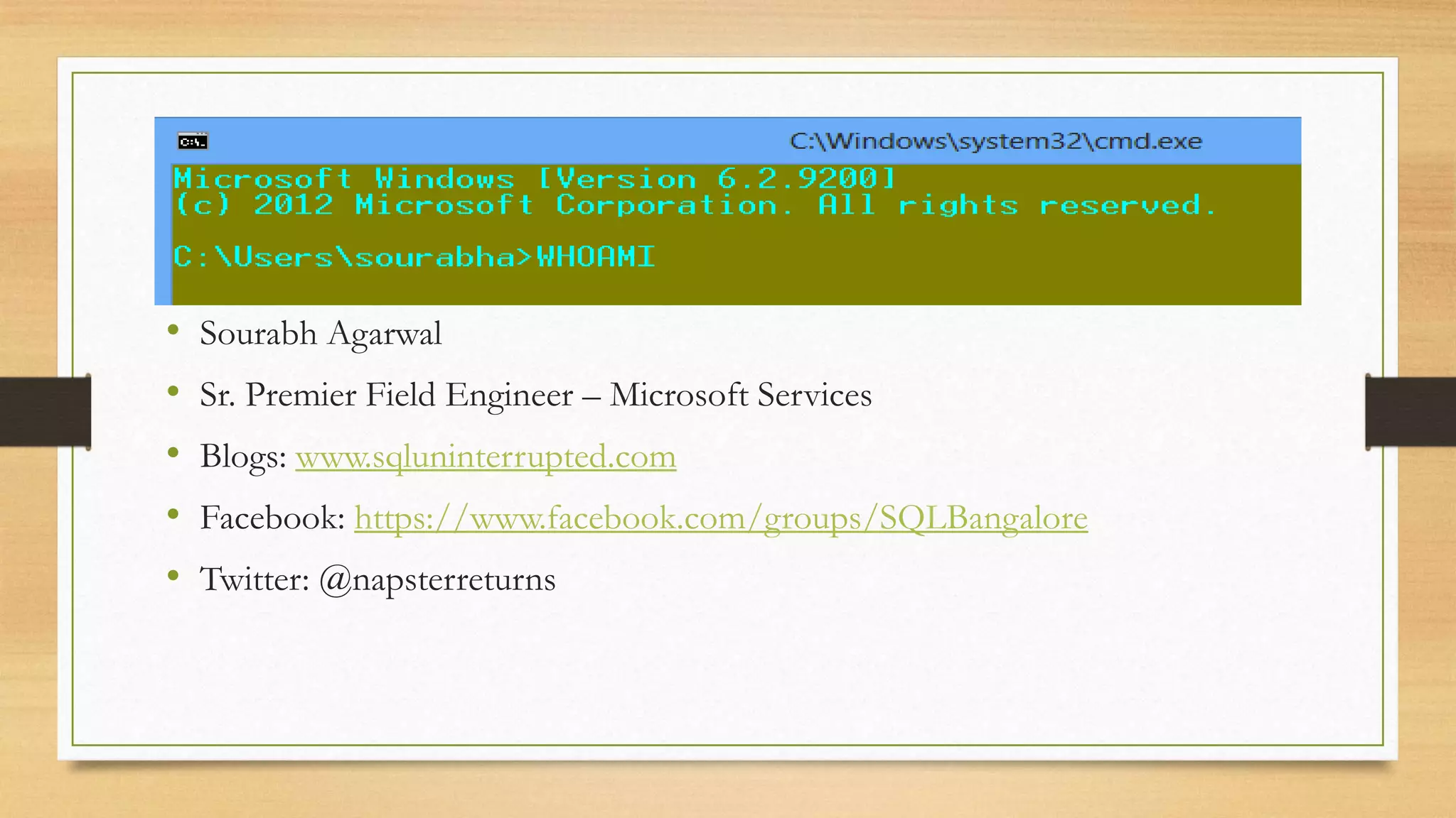 Optimizing your backup | PPTX