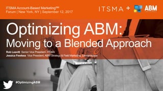 Optimizing Your Investments in ABM | PPT