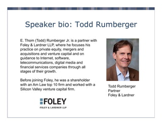 Optimizing your Liquidity Event: Practical Advice from the Trenches | PPT