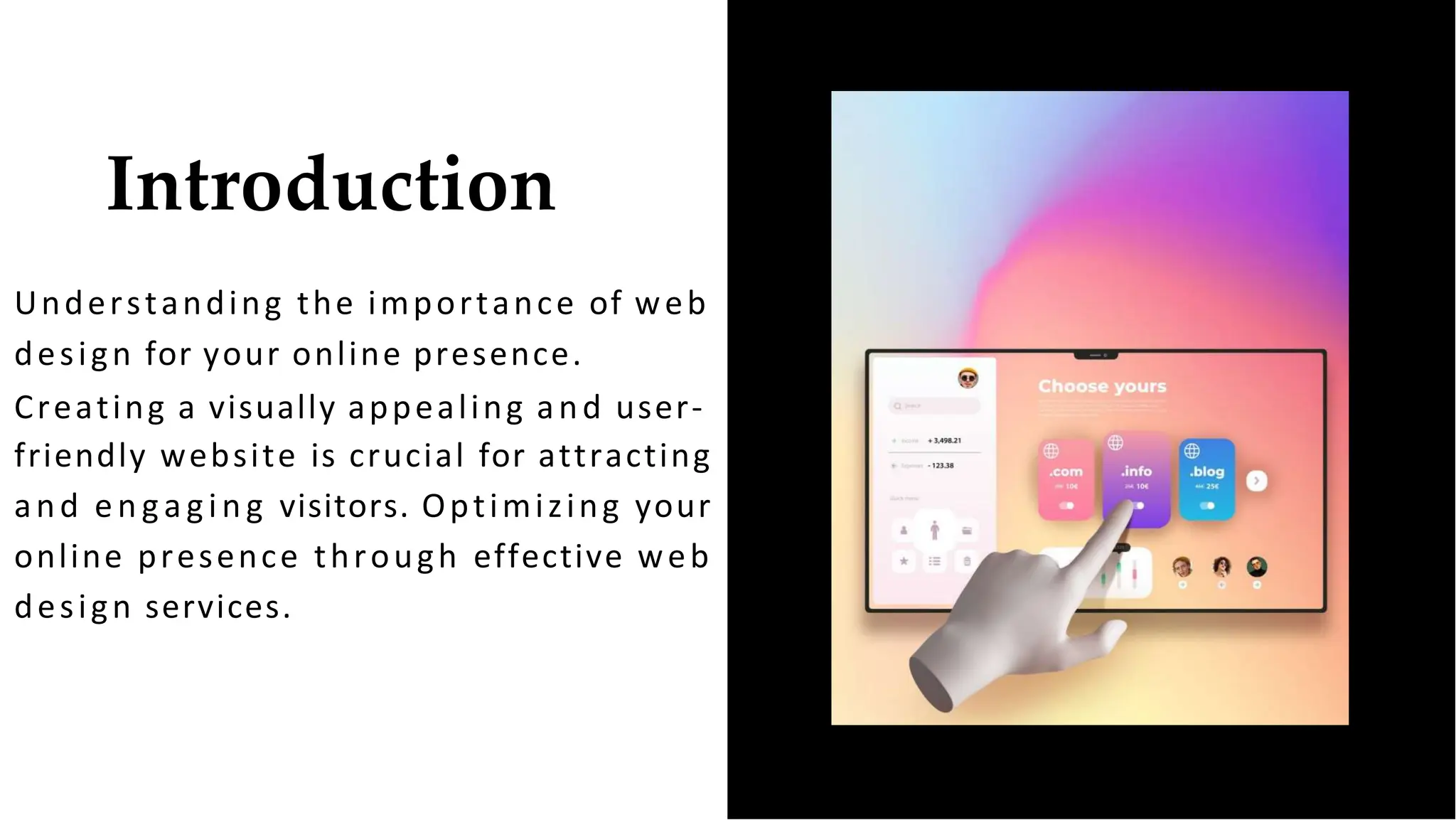 Optimizing your online presence web-design services.pptx