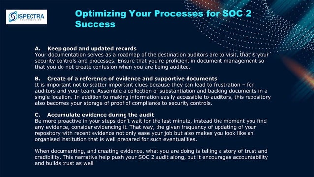 Optimizing Your Processes for SOC 2 Success | PPT | Free Download