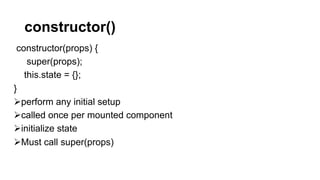 Optimizing your use of react life cycles by shedrack akintayo | PPT