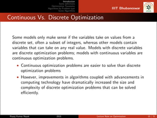 Optimization and its applications usefulness for researchers | PPT