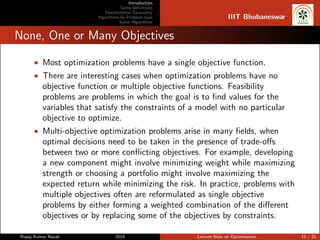 Optimization and its applications usefulness for researchers | PPT