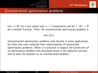 Optimization and its applications usefulness for researchers | PPT