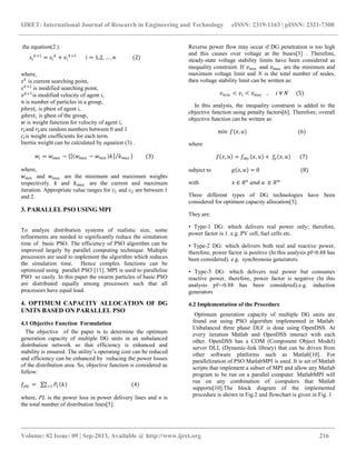 Optimum capacity allocation of distributed generation units using parallel pso using message ...