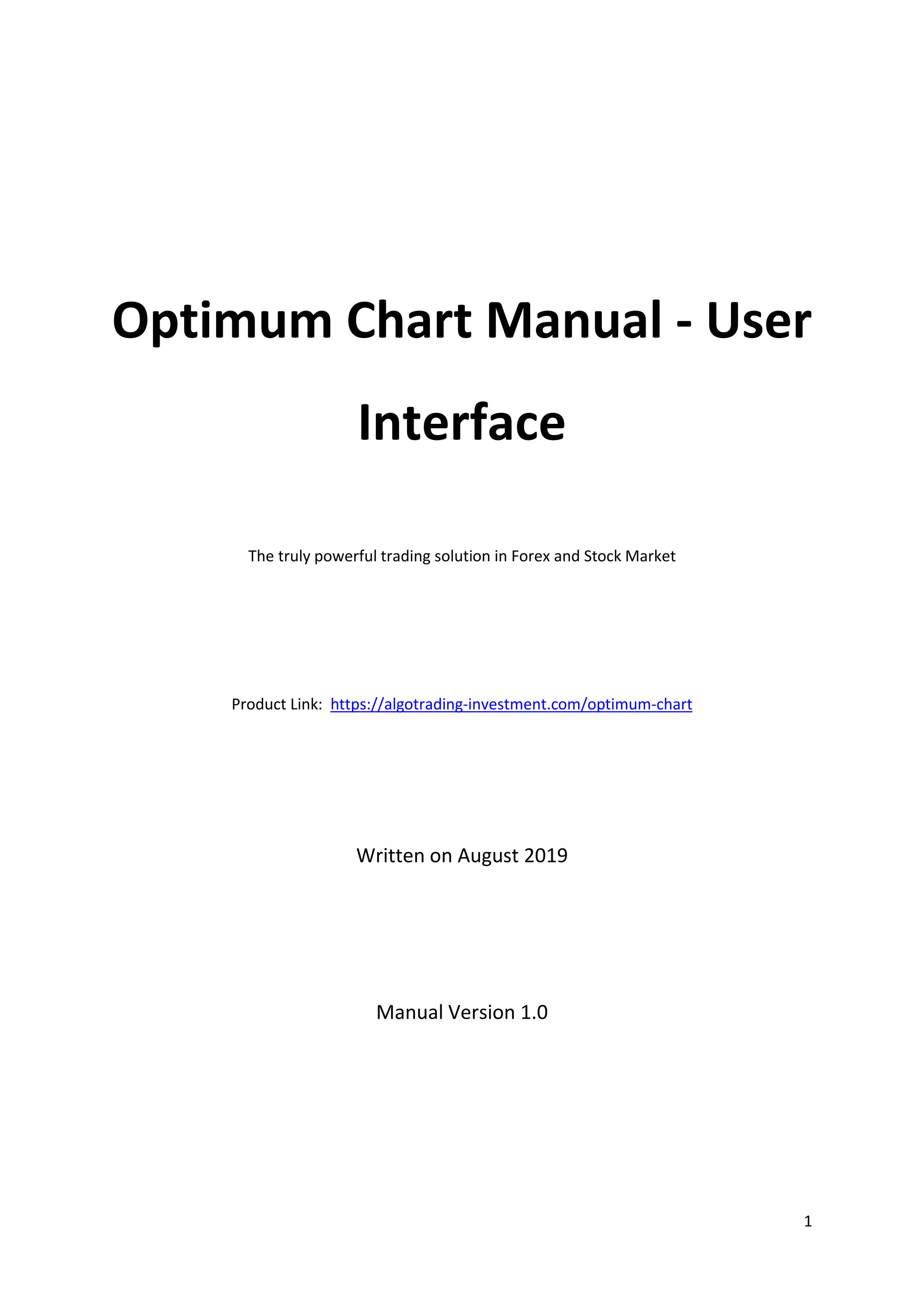 Optimum chart manual - user interface | PDF
