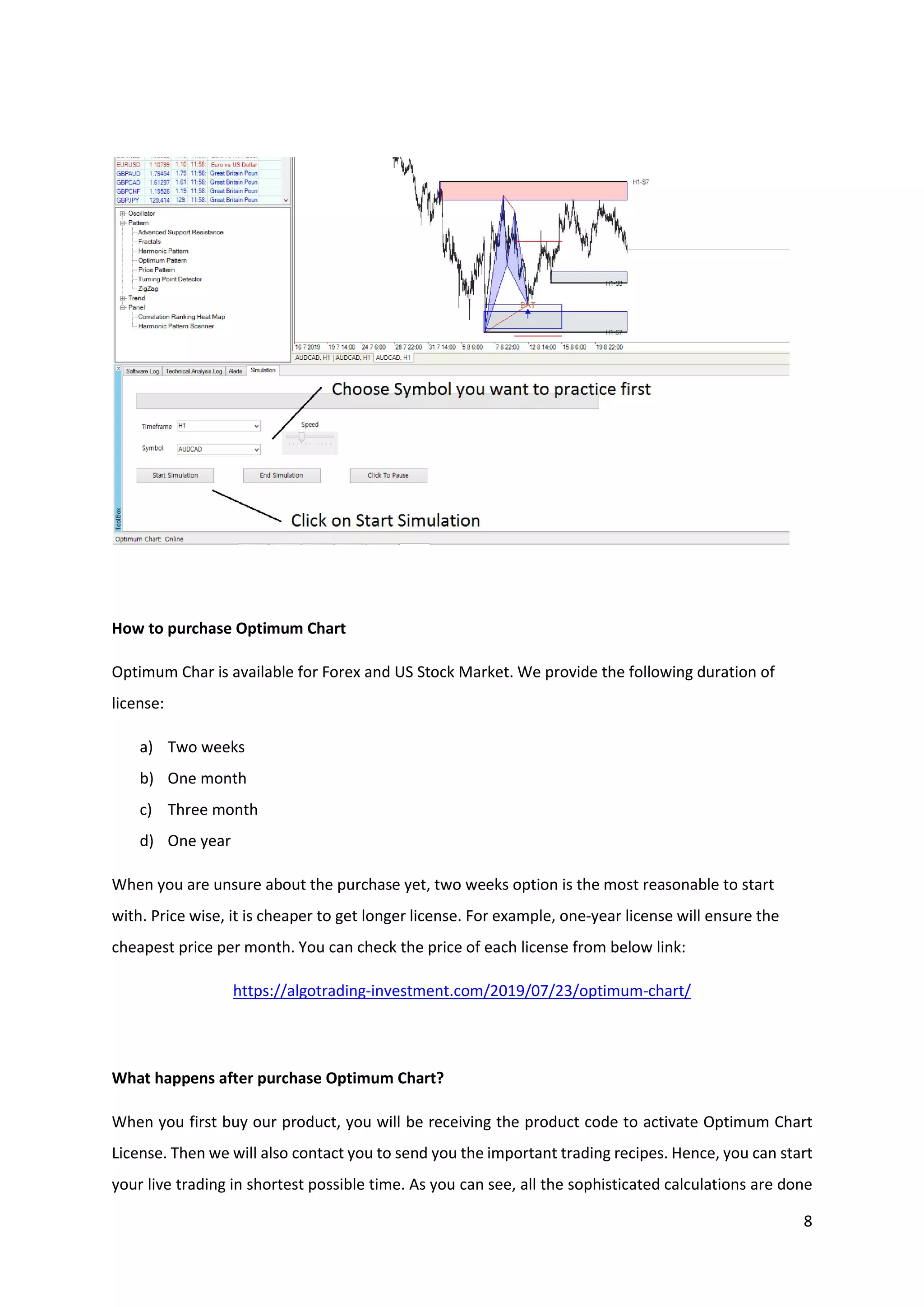 Optimum chart manual - user interface | PDF