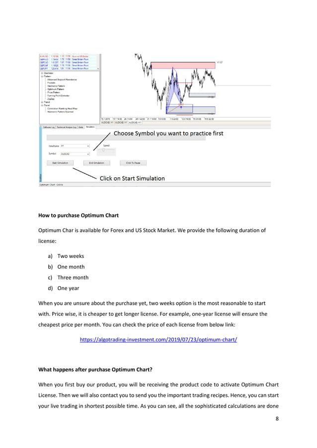 Optimum chart manual - user interface | PDF