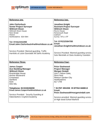 Client References | PDF