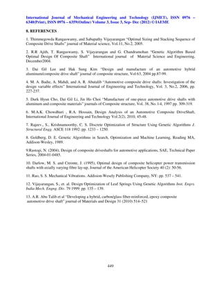 Optimum design of automotive composite drive shaft | PDF