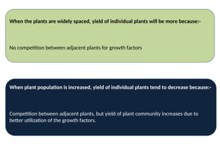 optimum planting geometry and population | PPT