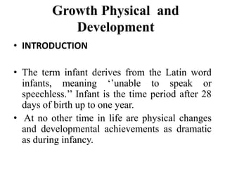 Optimum growth and development of infancy.pptx