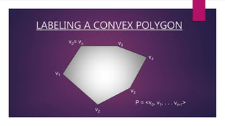 Optimum polygon triangulation | PPT