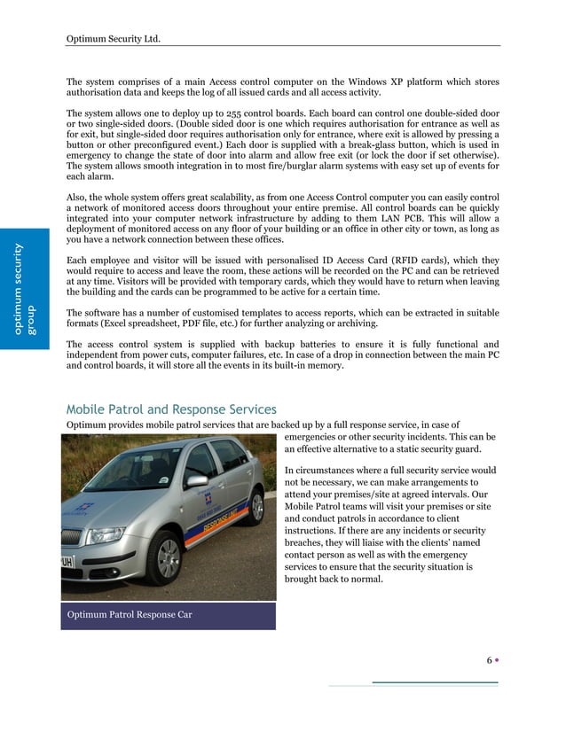 Optimum Security | PDF