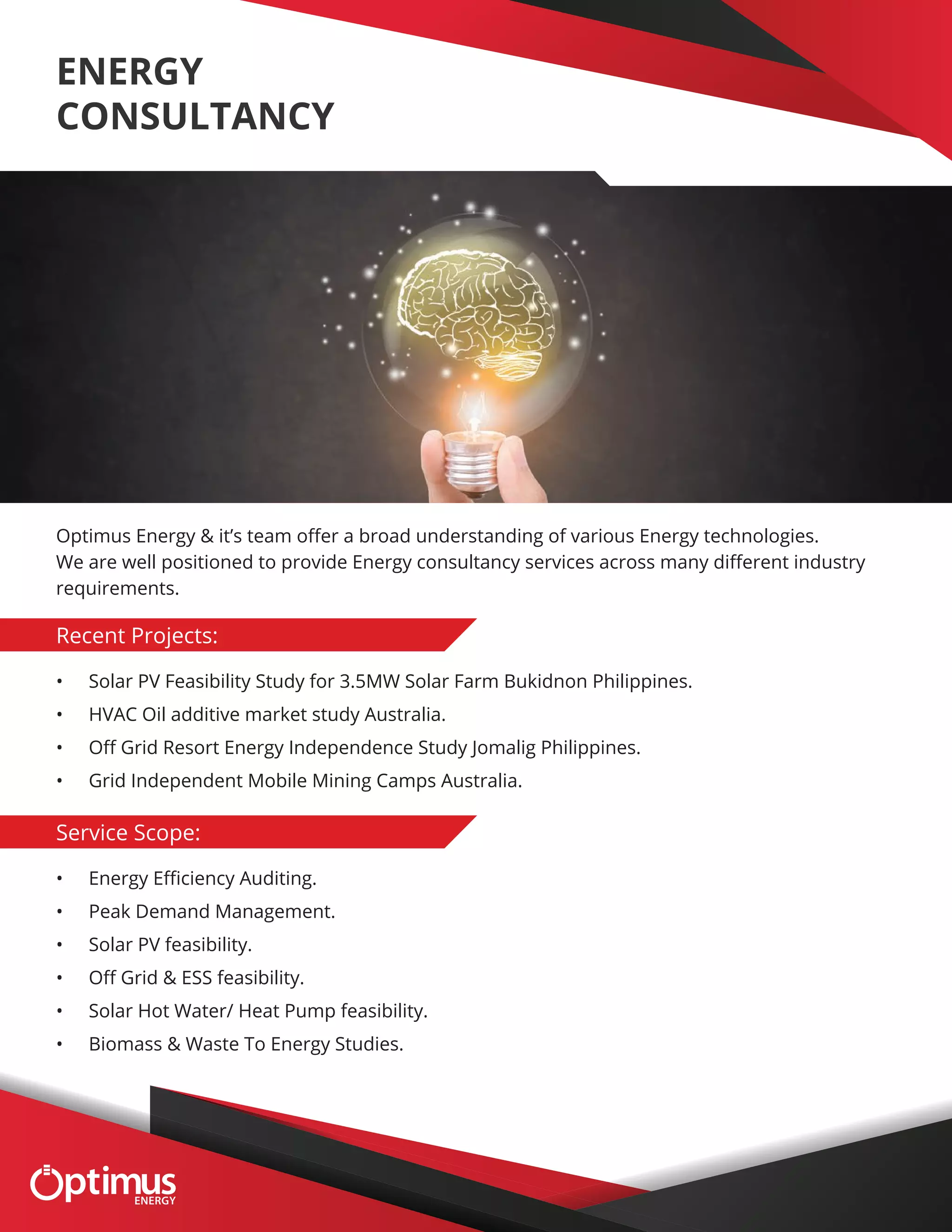 Optimus energy-corporate-profile-2017 | PDF
