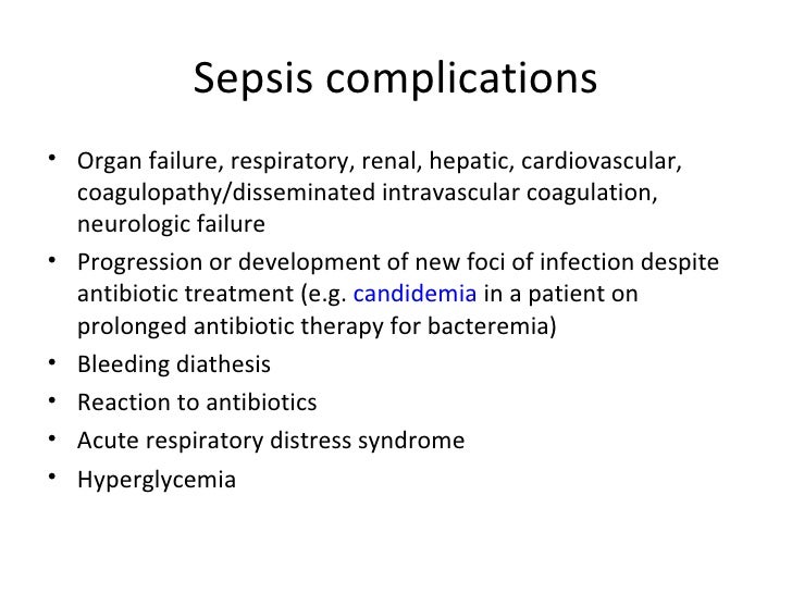 Optimzing Sepsis Management