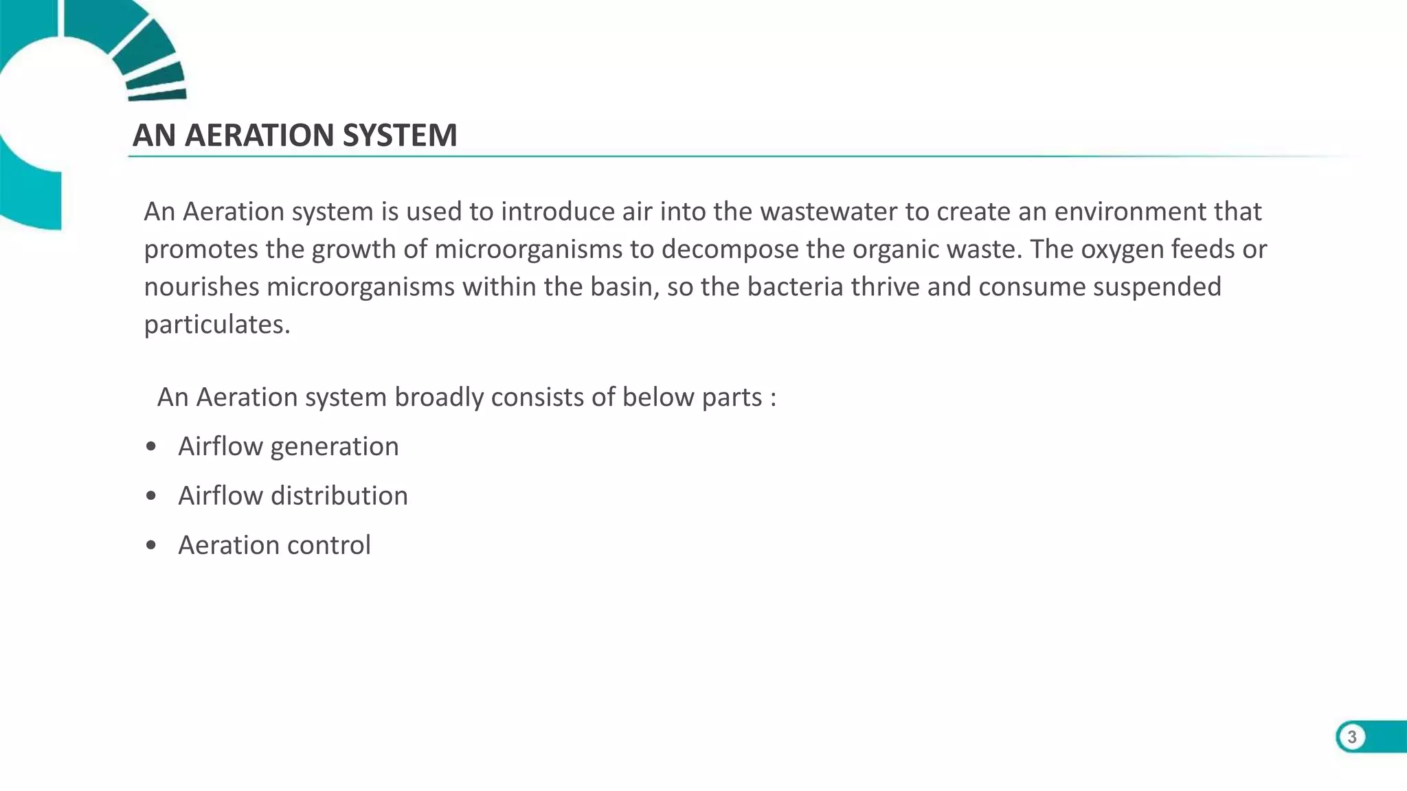 Waste Water aeration system challenges solutions | PPTX