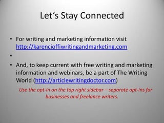 Create Your Own Personalized Opt-in Button | PPT