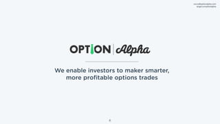 Option Alpha Pitch Deck | PDF