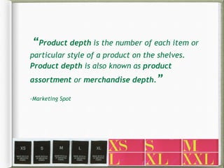 Understanding Merchandise Mix of Marks & Spencers store | PPT