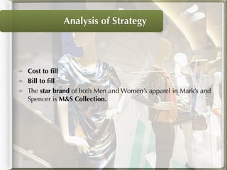 Understanding Merchandise Mix of Marks & Spencers store | PPT