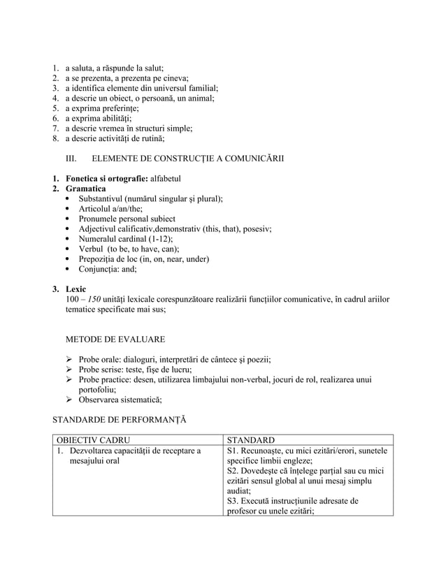 optional clasa I 2023 2024 2025 2026 2017 | DOCX