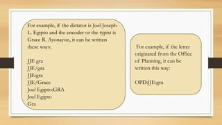 The Optional Parts of Business letter in Technical Writing | PPTX