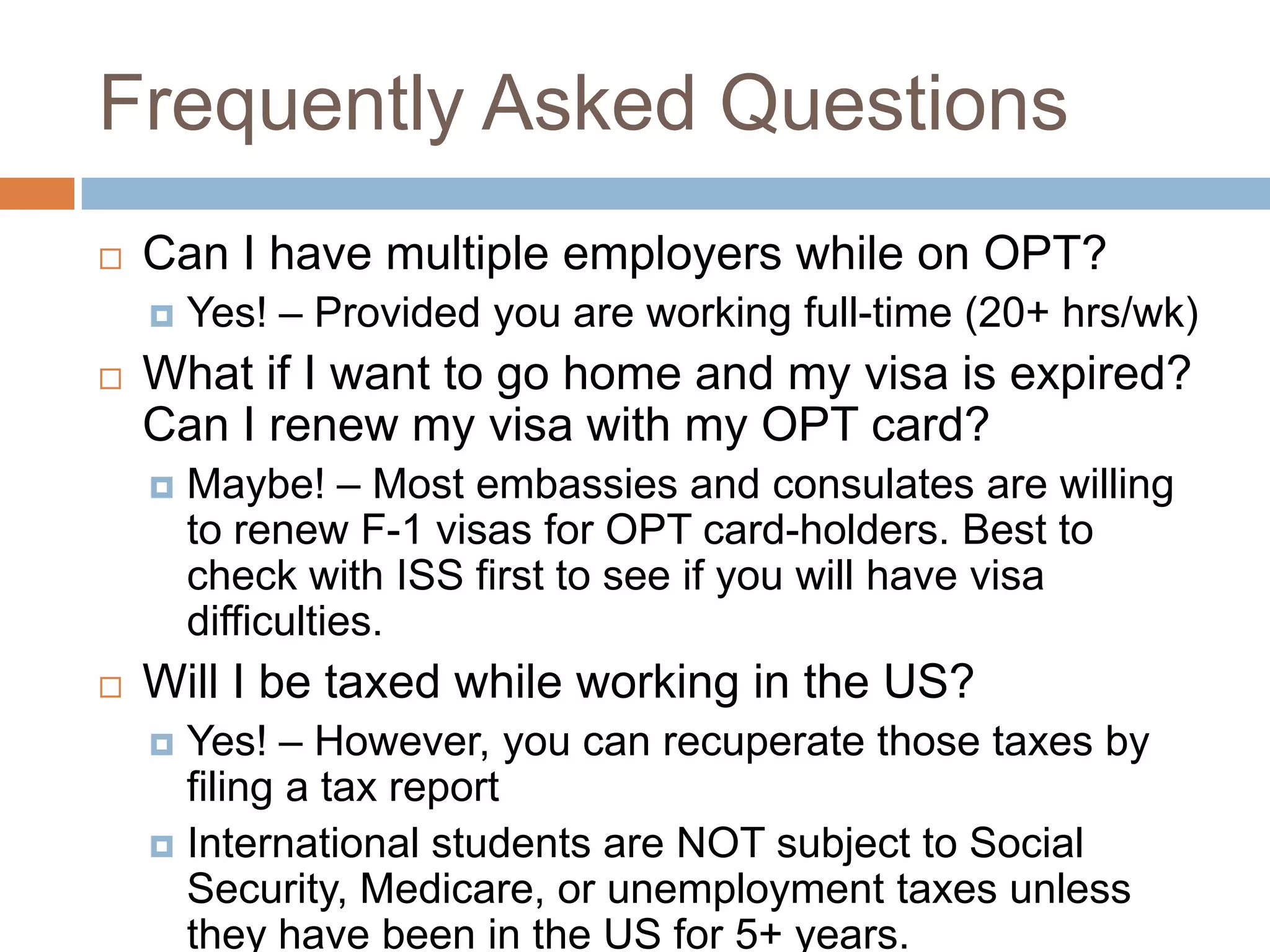 Optional practical training powerpoint | PPT