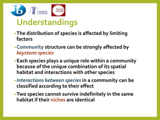 Option c1 species and communities | PPT