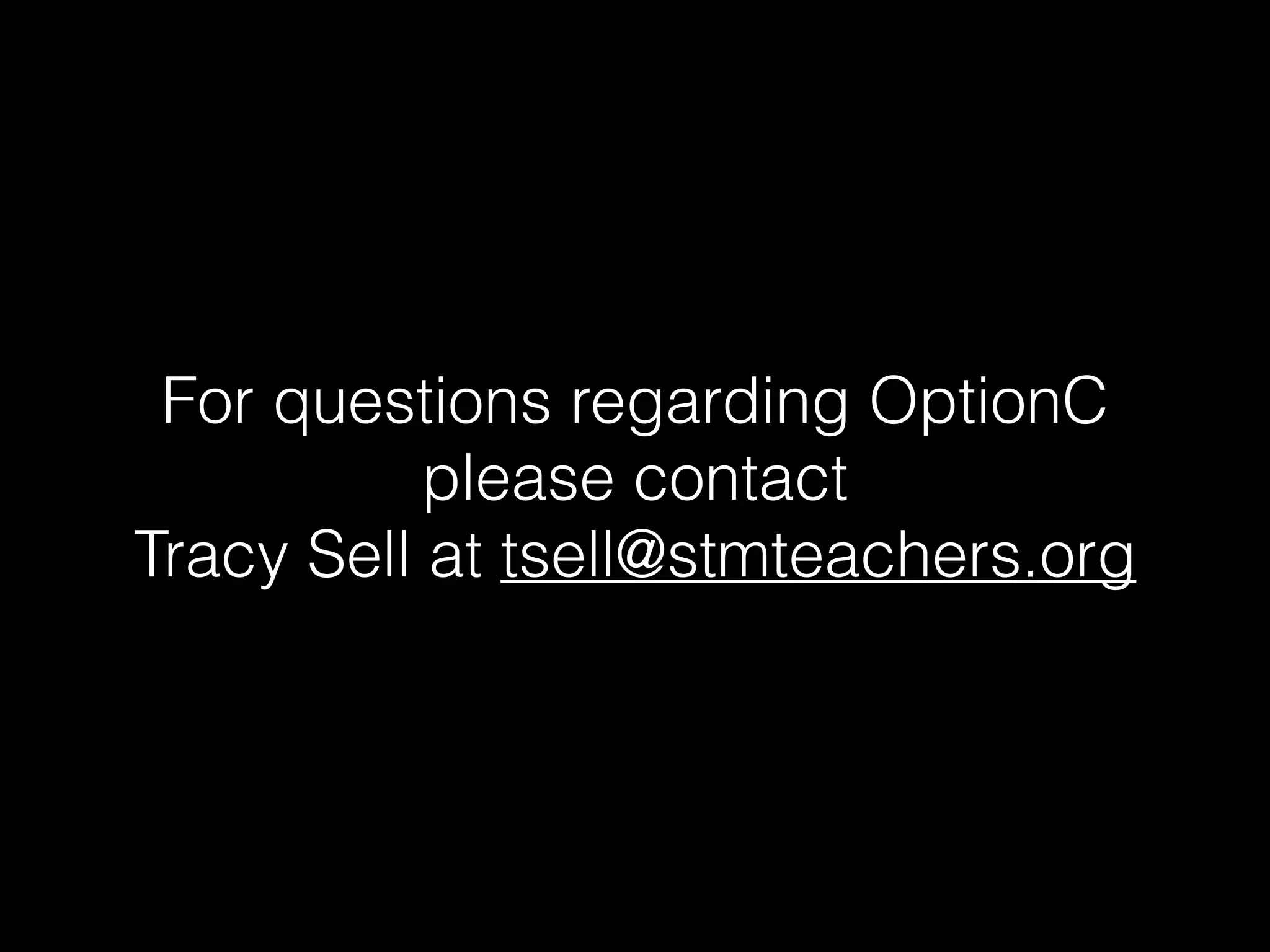 OptionC Parent Tutorial 2015-2016 | PDF