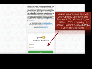 OptionC Parent Tutorial 2015-2016 | PPT