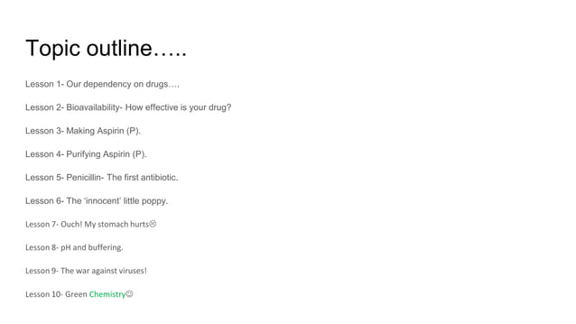 Option D medicinal chemistry SL | PDF
