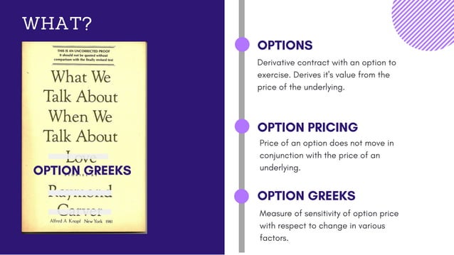 'Option greeks' Explained by CA Sangram Kakad | PDF | Business ...