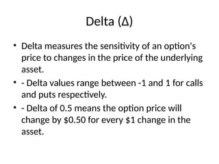 Option Greeks Presentation .pptx