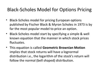 Option pricing | PPT