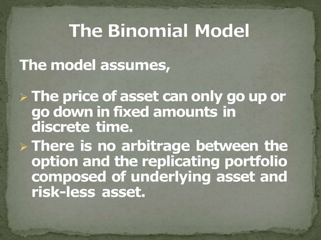 Option pricing model | PPTX | Business Accounting & Finance | Business