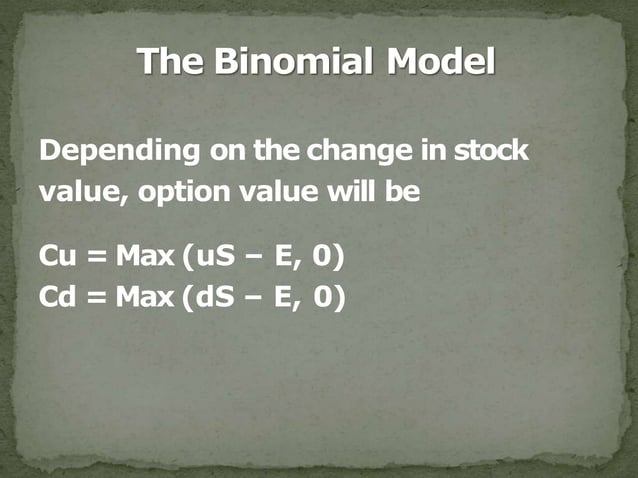 Option pricing model | PPTX | Business Accounting & Finance | Business