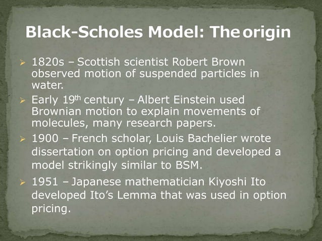 Option pricing model | PPTX | Business Accounting & Finance | Business