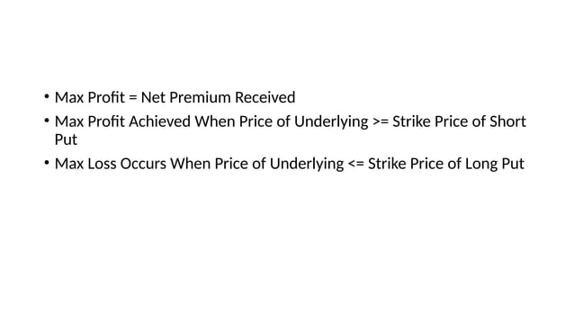 Options and Swap derivatives and financial information | PPT