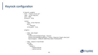 Kong, Keyrock, Keycloak, i4Trust - Options to Secure FIWARE in Production | PDF