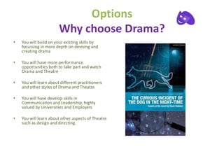 GCSE Drama Options evening information 2017 | PPTX
