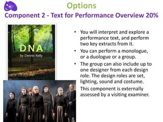 GCSE Drama Options evening information 2017 | PPTX