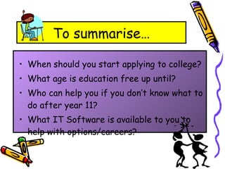 Options After Year 10 Assembly | PPT