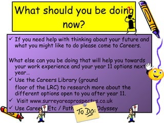 Options After Year 10 Assembly | PPT