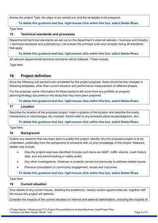 Options analysis template in major feasibility study | PDF