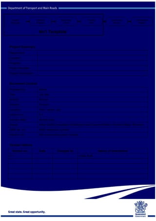 Options analysis template in major feasibility study | DOC