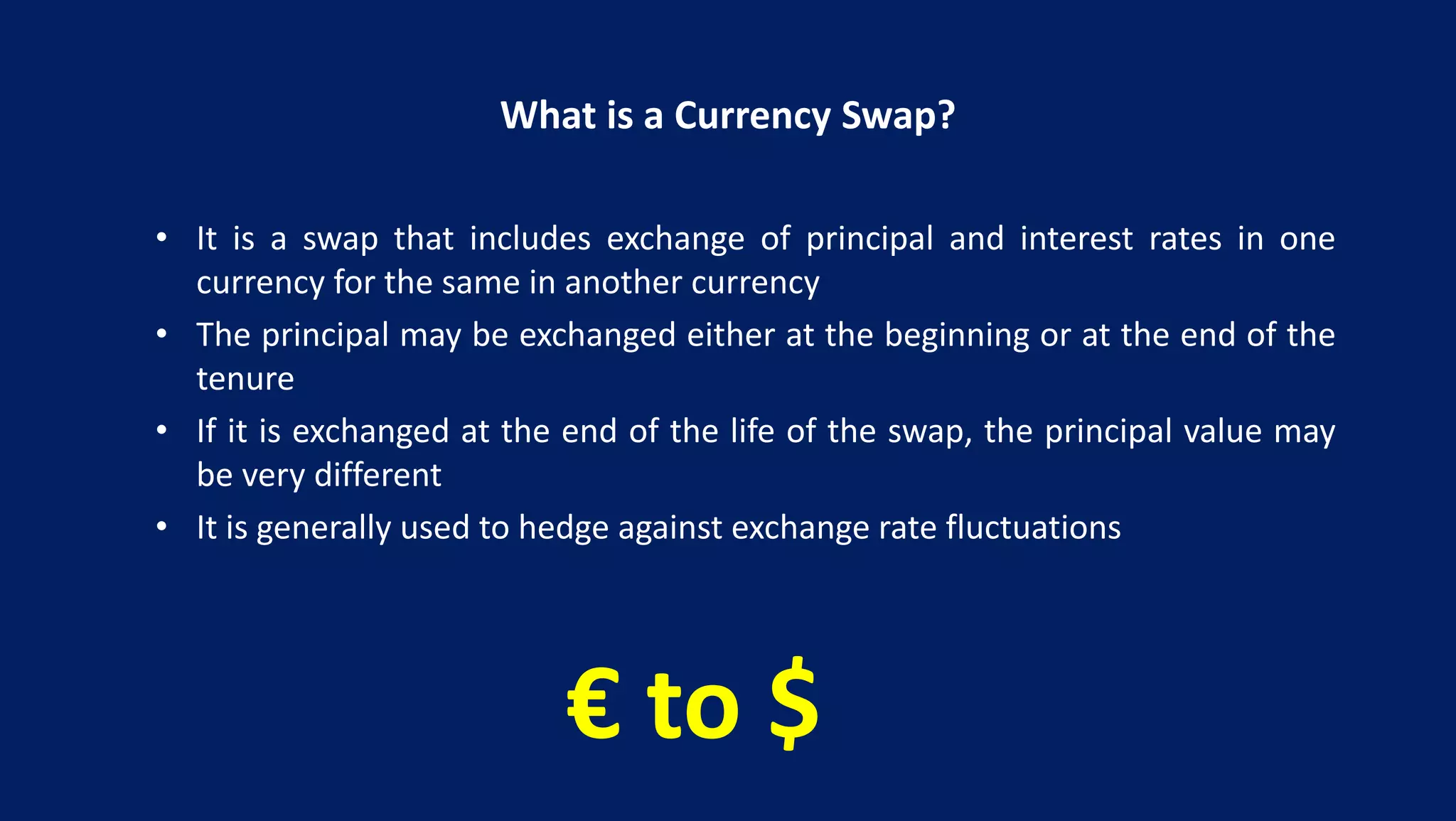 Derivatives - Options and SWAP | PPTX